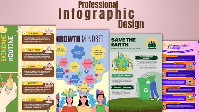 Design timeless infographic for health and infographic for anything in ...