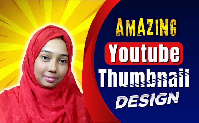 Design amazing youtube thumbnail for you by Pervin07 | Fiverr