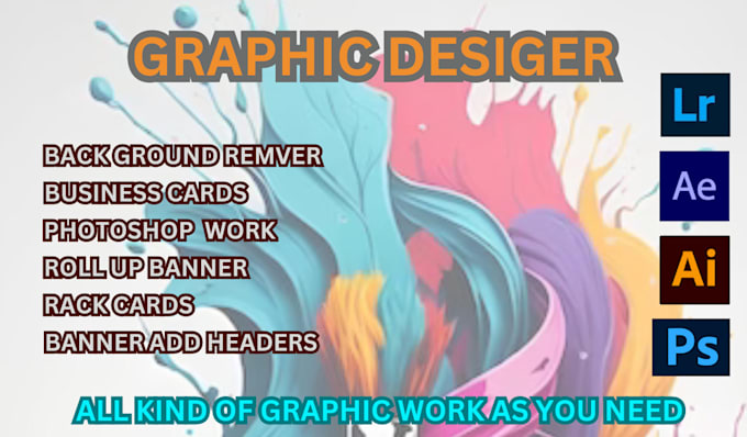 Do anything graphic design related, logo, banner, flyer, brochure ...