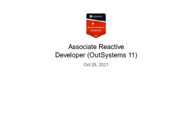 Create applications using outsystems platform with best practices by ... Create applications using outsystems platform with best practices by ...