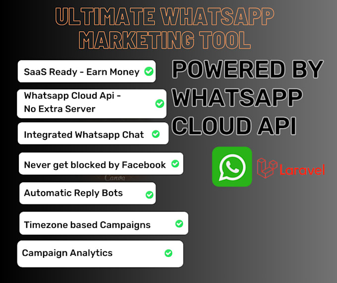 Set up whatsapp cloud api, bulk sender, chat bot and saas by ...