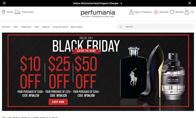 Design a stunning perfume shopify website fragrance shopify candles ...