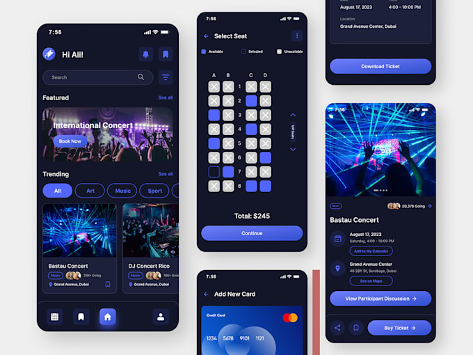 Build event booking app, ticket booking app, conference app by Ronykins ...