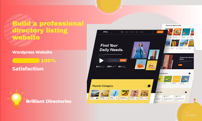 Create and customize brilliant directories website by King_tec | Fiverr