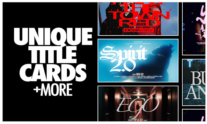 Create a title card for your video by Blaine_design | Fiverr