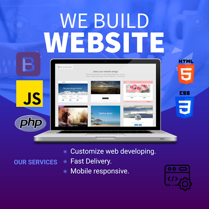 Do Front End Web Developing Using Html Css Javascript Bootstrap Php By Roshaneperer409 Fiverr