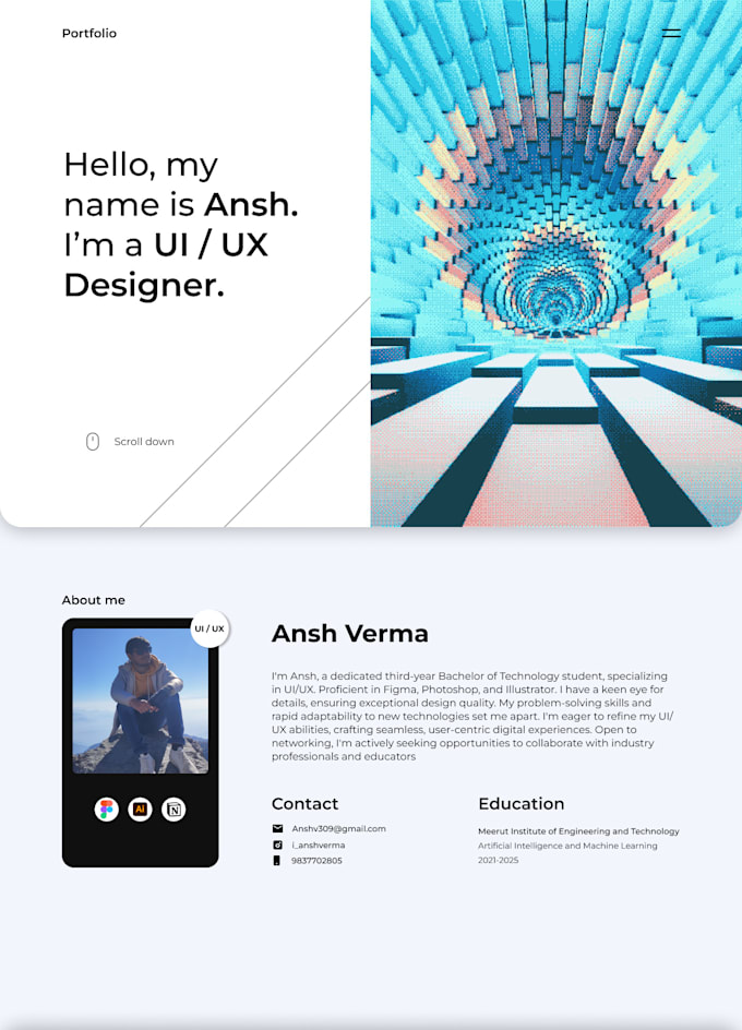 Make a uiux design for you by Anshverma69 | Fiverr