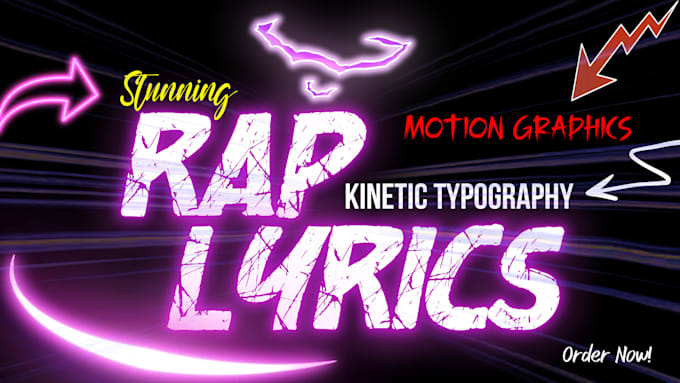 Do captivating rap song lyric videos with kinetic typography by ...