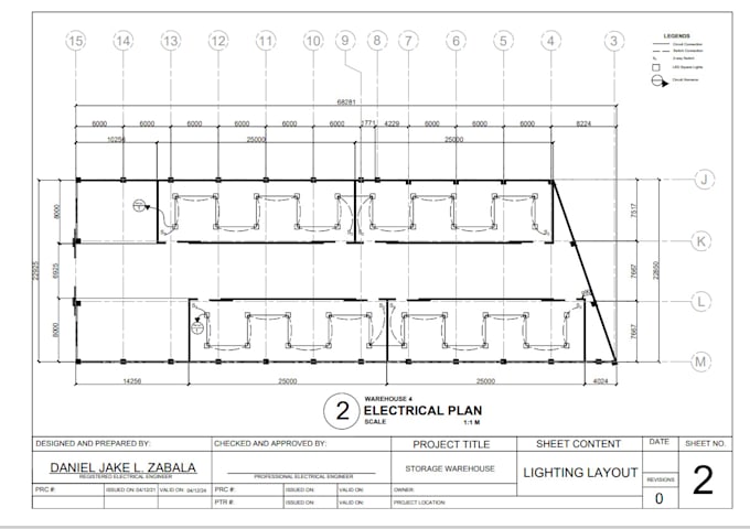 Electrical design layout and computation by Deezabs | Fiverr