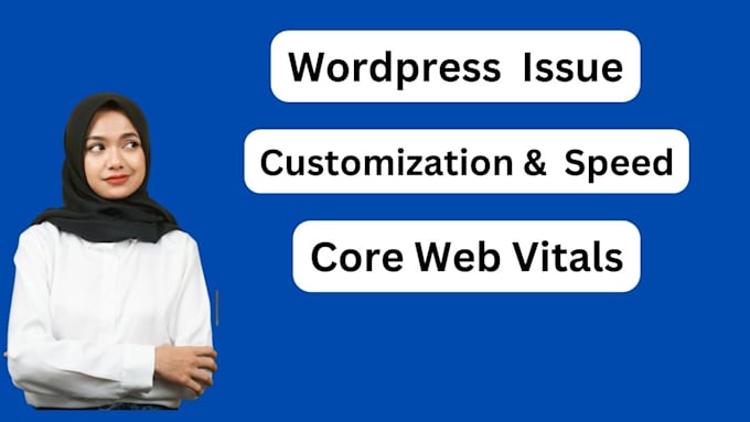 Customize website, fix issue, speed optimize, web core vital by Laraib ... Customize website, fix issue, speed optimize, web core vital by Laraib ...