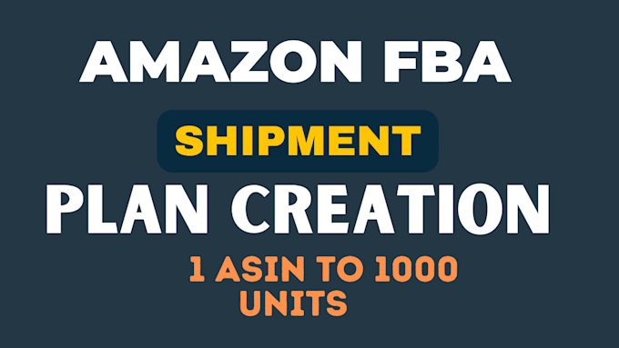 Create amazon fba shipments plan, manage inventory and shipping label ...