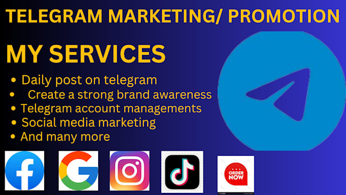 Do telegram promotion telegram mass telegram marketing by Johnphilipe61 ...