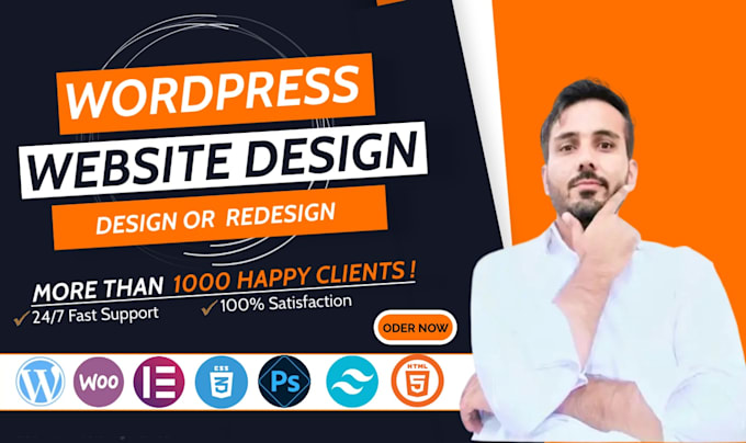 Design, redesign, build, copy, clone, create, fix or revamp wordpress website by M_kamran_abro ...