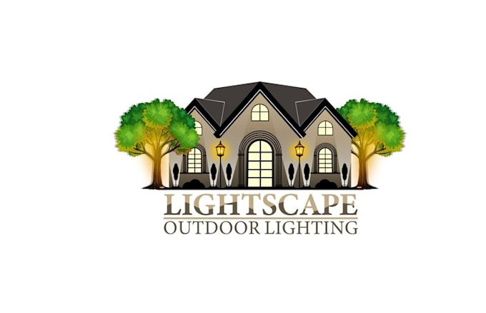 Design unique landscape lighting logo by Maureenboone | Fiverr