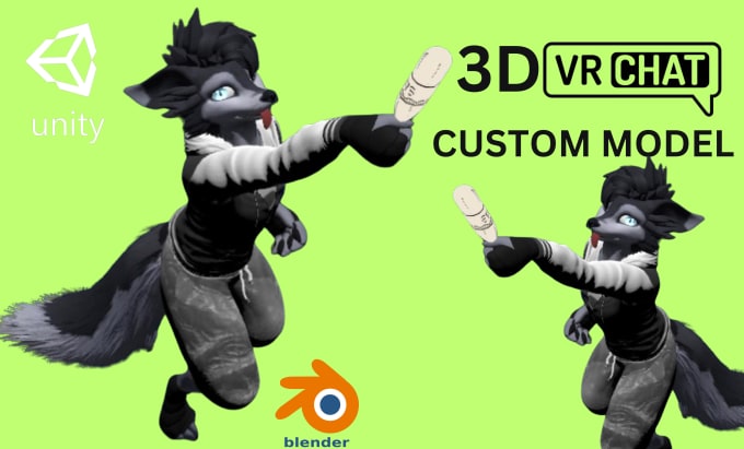 Create vrchat avatar furry avatar vr character vrc avatar, 3d vrchat ... Create vrchat avatar furry avatar vr character vrc avatar, 3d vrchat ...