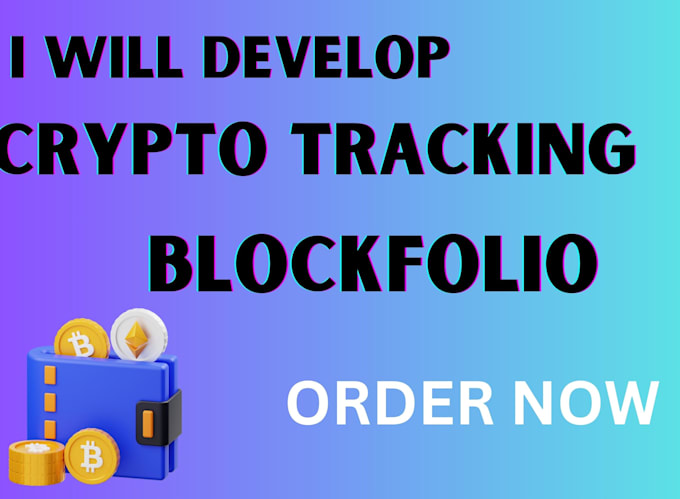 Develop crypto tracking app, coin tracker app similar to blockfolio by Tommy5573 | Fiverr