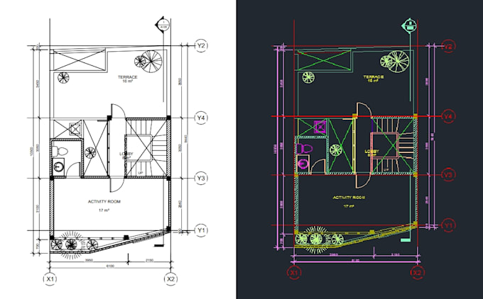Redraw 2d architecture floor plan by Quin156 | Fiverr