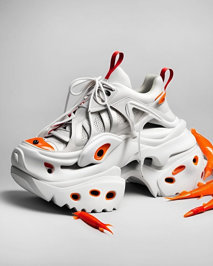 Create 3d shoe design, 3d shoe modeling, shoe modeling, 3d shoe ...