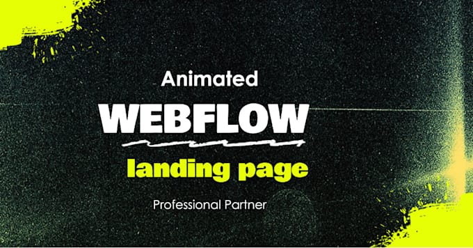 Create an awesome webflow landing page by Brainfab | Fiverr