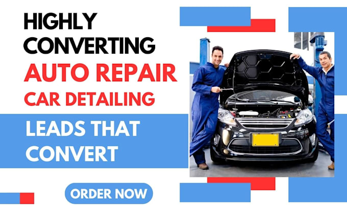 Create converting facebook ads marketing to generate auto repair leads ...