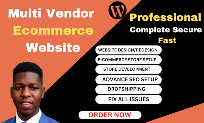 Build multi vendor ecommerce marketplace website multi vendor website