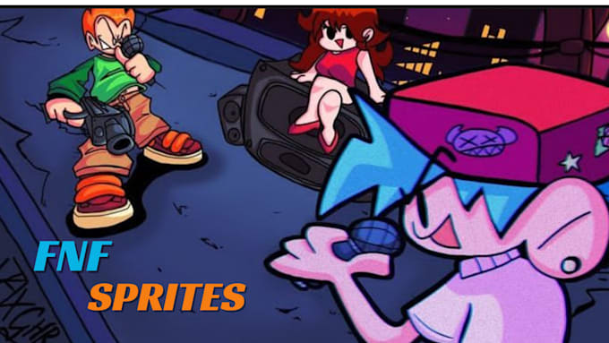 Design Fnf Background Fnf Sprites Fnf Animation For Your Fnf Mod By Godlycom Fiverr