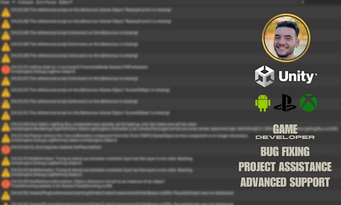 Fix your unity bugs by Stevanas | Fiverr