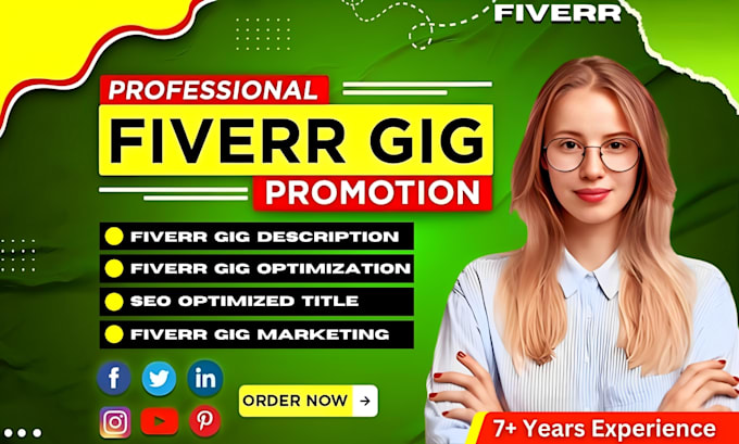 Write, optimized fiverr gig description, fiverr gig seo, profile title ... Write, optimized fiverr gig description, fiverr gig seo, profile title ...