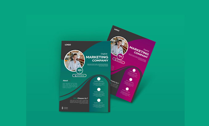 Design professional flyers and leaflets, newspaper ads, marketing flyer by Phicsign | Fiverr