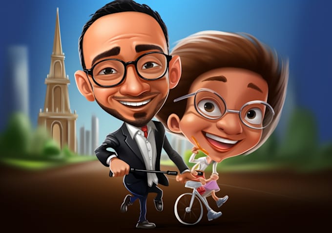 Make cartoonist picture portrait comic, cartoon portrait by Hoganillian ...