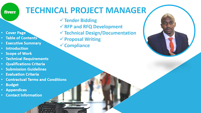 Write a winning technical, bid proposal for rfp, rfi, tender by ...