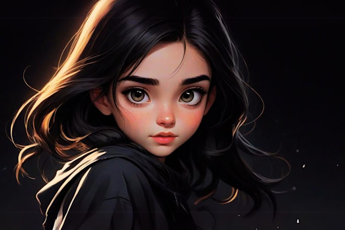 Create amazing art of cute animal and kids based on your words by ...