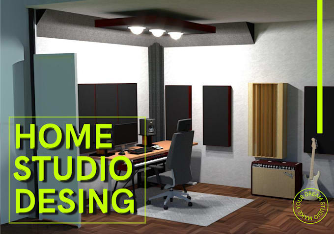 Desing your home studio or listening room by Ignacio_taboada | Fiverr