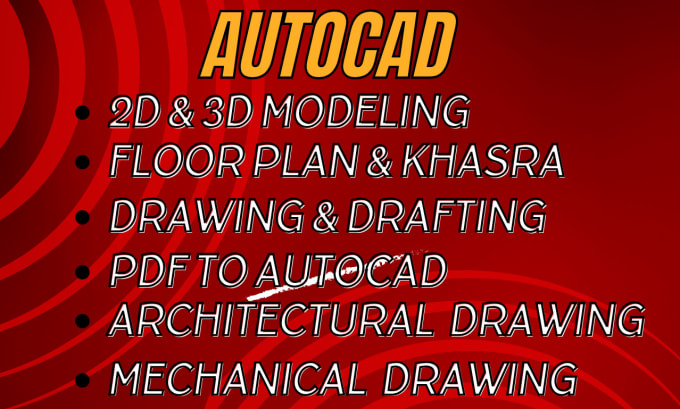 Create Architectural Floor Plan Pdf To Autocad 2d 3d Modeling