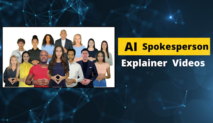 Create ai spokesperson video for your brand by Hamzatv138 | Fiverr