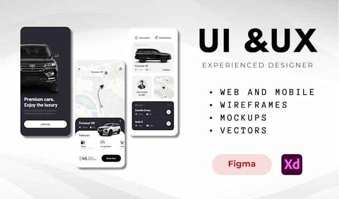 Design a sleek and intuitive ui ux design for your project by ...