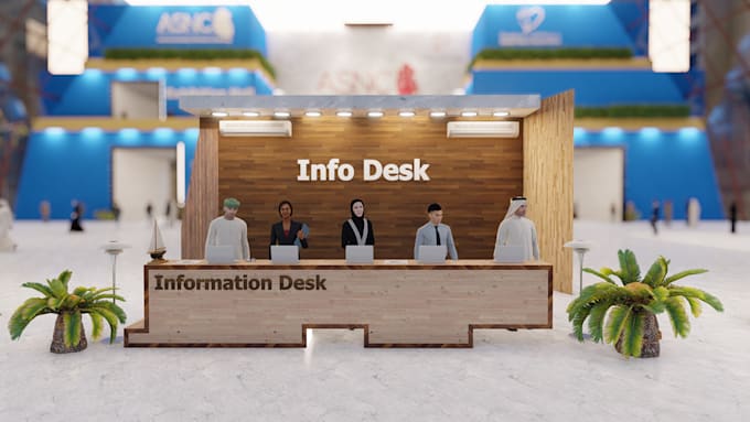 Create event stage 3d design and complete rendering layout by Designer ...