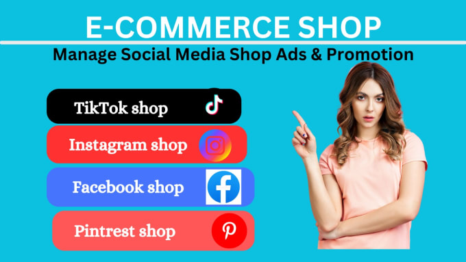 Setup tiktok shop,facebook shop,instagram shop and tiktok shop setup by ...