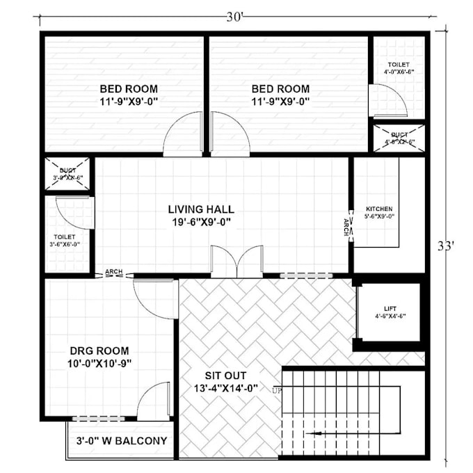 Draw 2d,3d floor plan,2d architectural drawing,blueprint and3d model with render by Excel ...