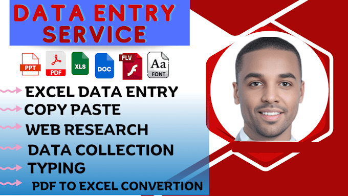 Be your virtual assistant for copy paste, data entry, web research, typing by Klause_dave | Fiverr