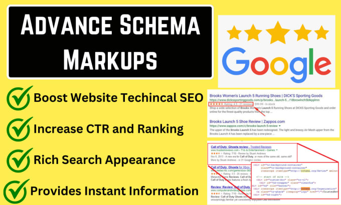 Setup schema markup rich snippets star rating in json ld and fix errors ...