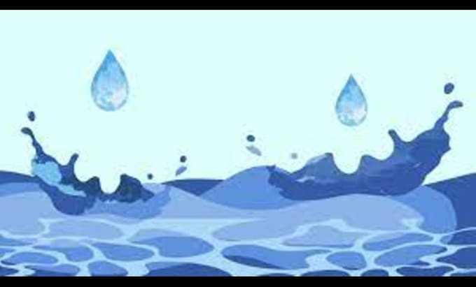 Render realistic 3d water simulation, 3d product animation, water fluid ...