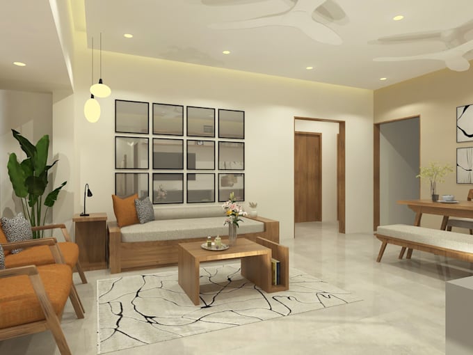 Create realistic interior renderings for your project by Gaurinitin | Fiverr