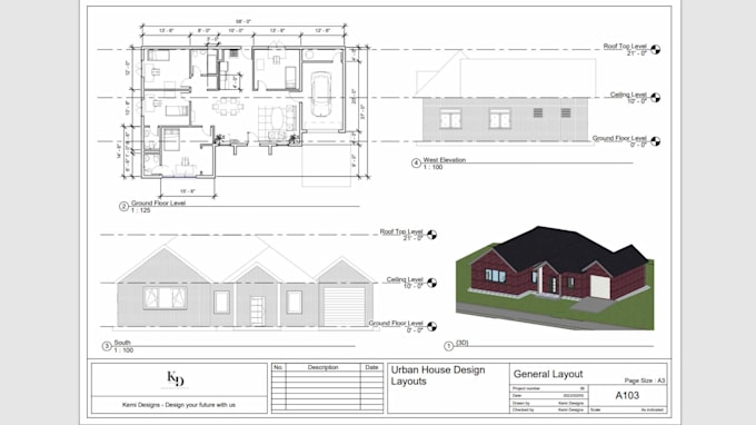 Create revit house floor plan by Kemii_designs | Fiverr