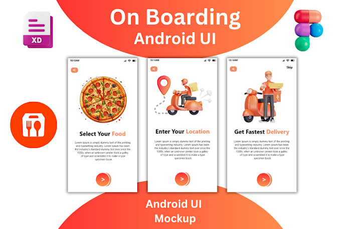 Design splash and onboarding screens for your android app by Raj ...
