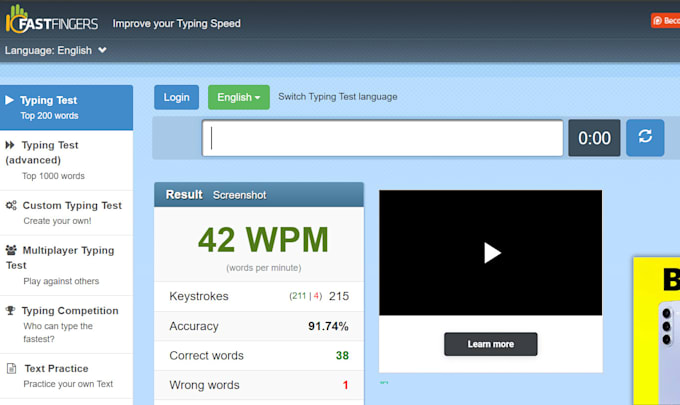 Do data entry job, typing speed 40 wpm by Rahulpandey09 | Fiverr