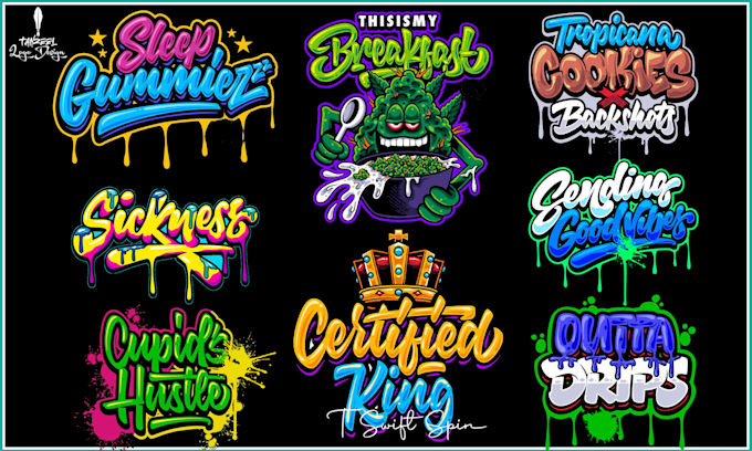 Draw hip hop, streetwear, urban, graffiti, cartoon, custom logo, in ...