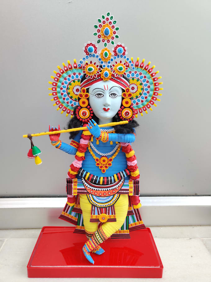 Make quilling lord krishna by Reema91 | Fiverr