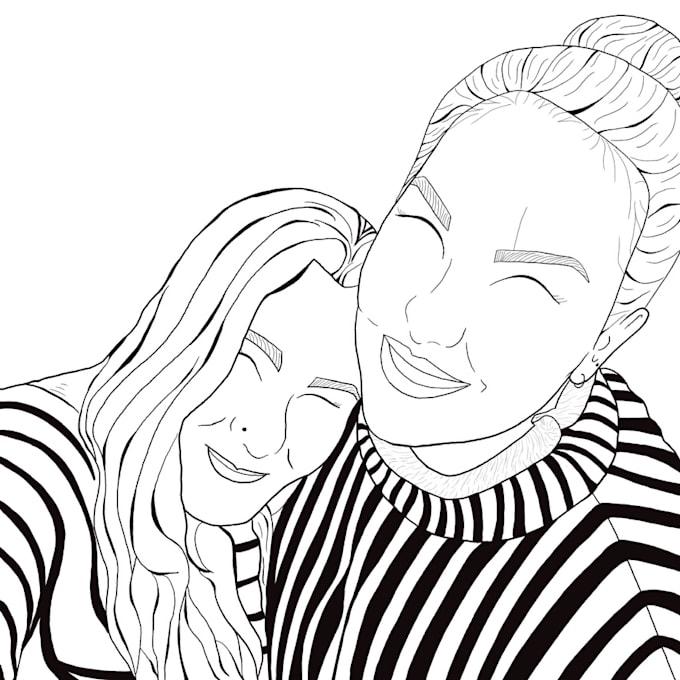 Erstellen sie strichzeichnungen für sie