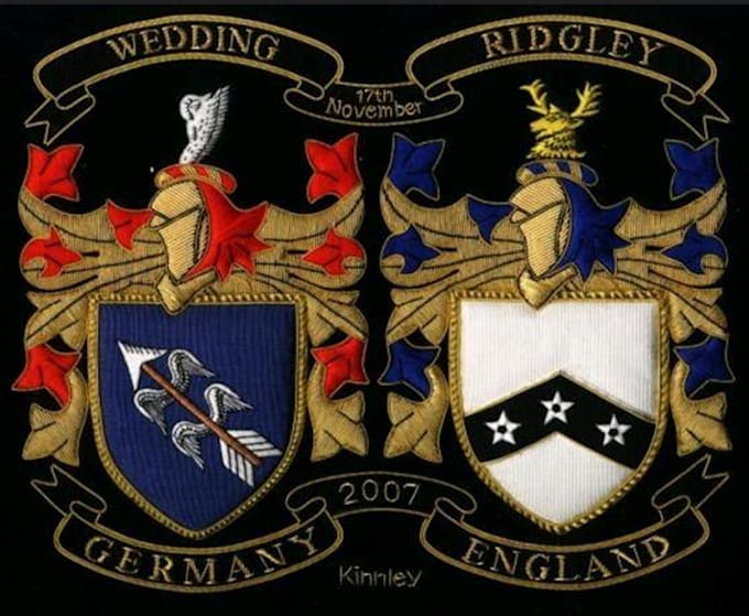 Make hand embroidered family crest by Bilalahmed385 | Fiverr